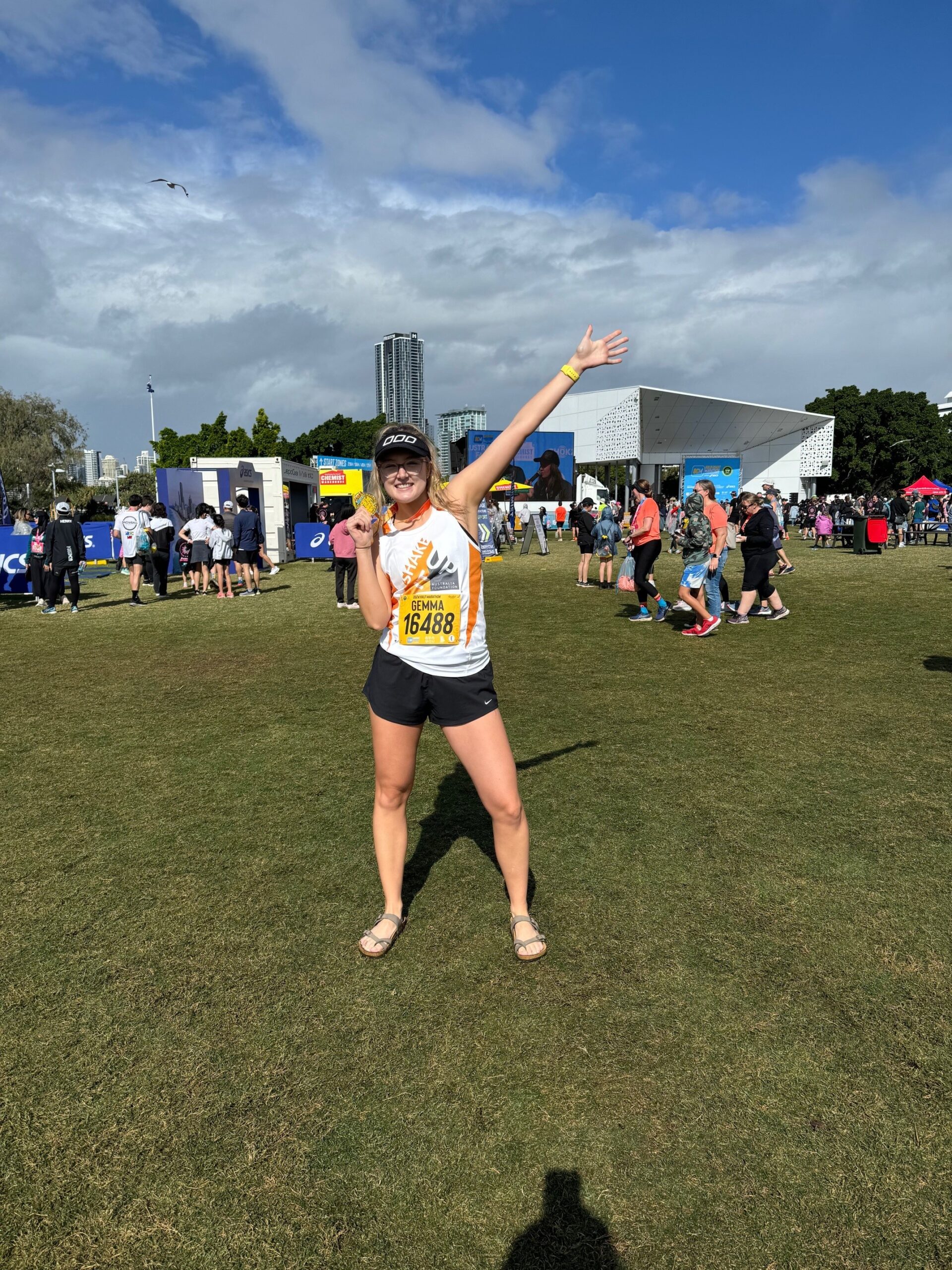 Gemma Runs in the Gold Coast Marathon for Shake It Up - Shake It Up